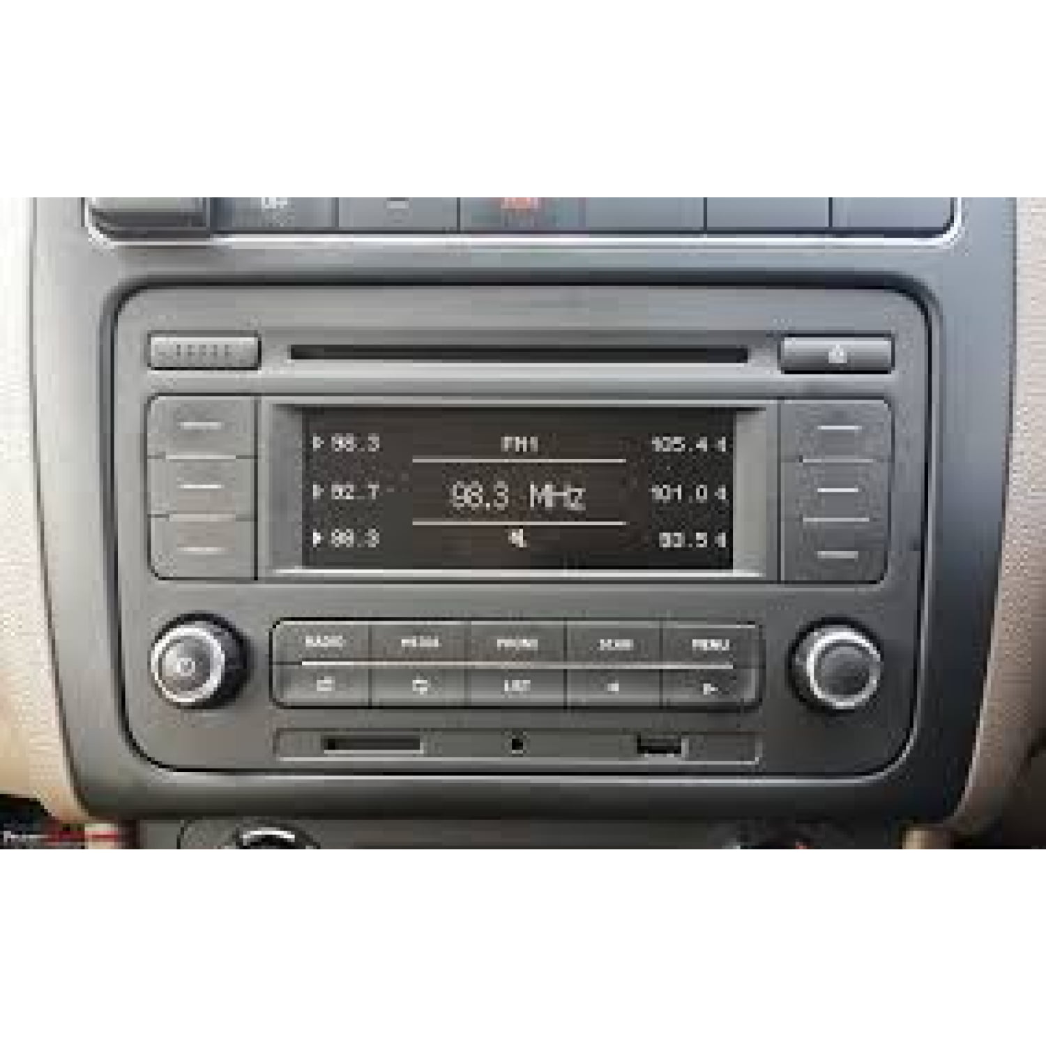 NZ VW Replacement CD Stereo with Bluetooth USB and AUX - Radio Waves